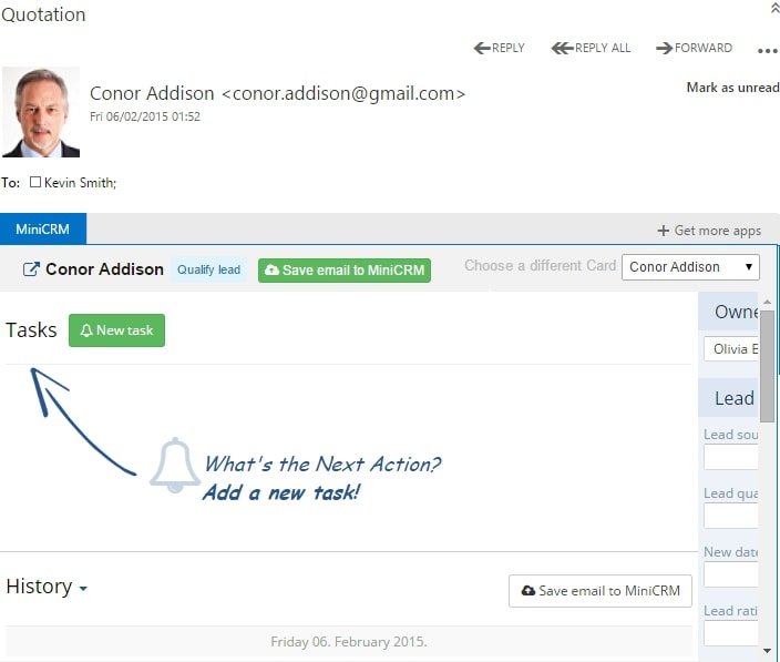 Integrated with your favourite apps • MiniCRM